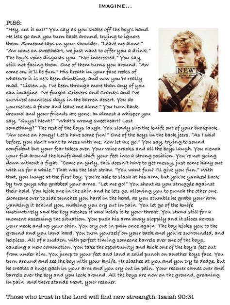 Y N Is A Fighter Tmr Imagine Newt From Maze Runner Newtimagines Partfiftysix