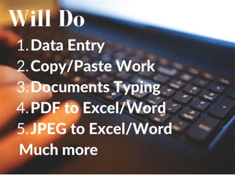 Simple Data Entry Copypaste Work Upwork