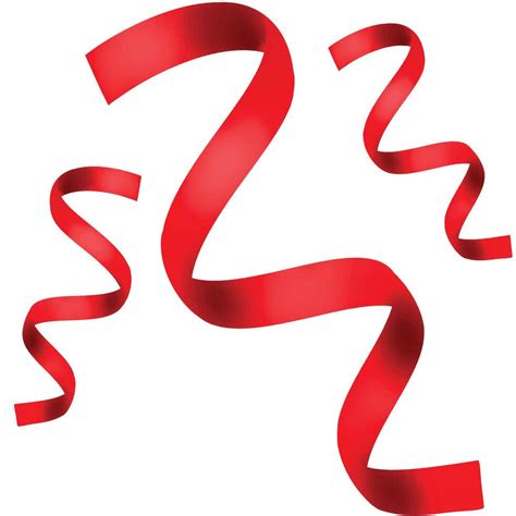 Red Ribbon Drawing 50073225 Vector Art At Vecteezy