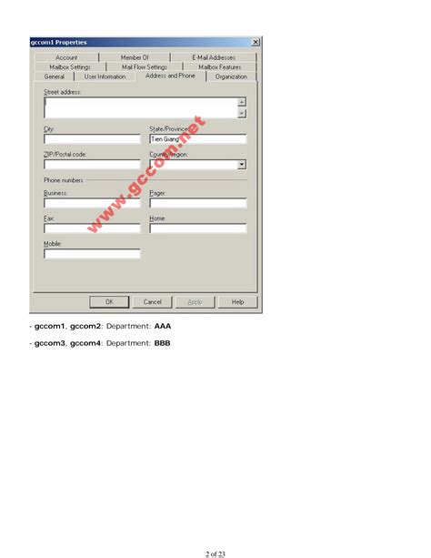 SOLUTION Part Exchange Server Address List Studypool