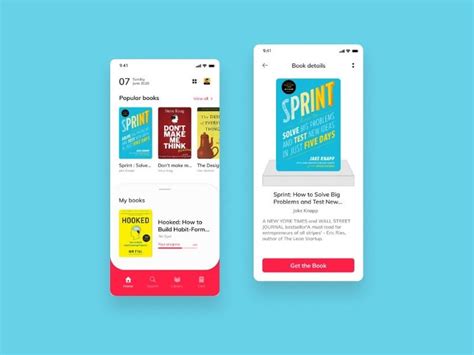 Ebook Library App Concept Design