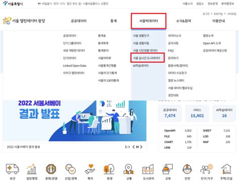 지금 서울은 서울시 주요 명소 113곳의 실시간 정보 한눈에