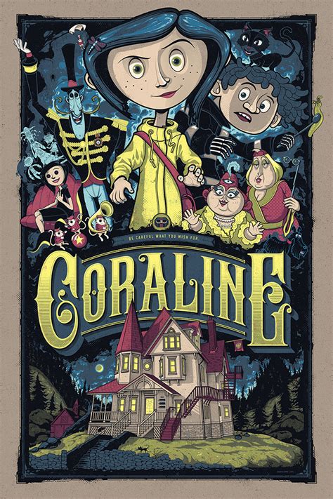 Coraline By Graham Erwin Home Of The Alternative Movie Poster Amp