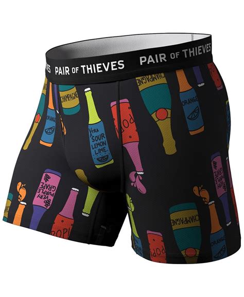 Pair Of Thieves Mens Superfit 4 Way Stretch Moisture Wicking Printed