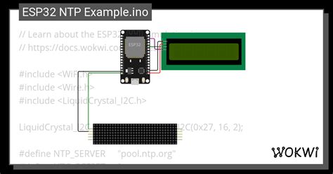 Esp32 Ntp O Copy Wokwi Esp32 Stm32 Arduino Simulator