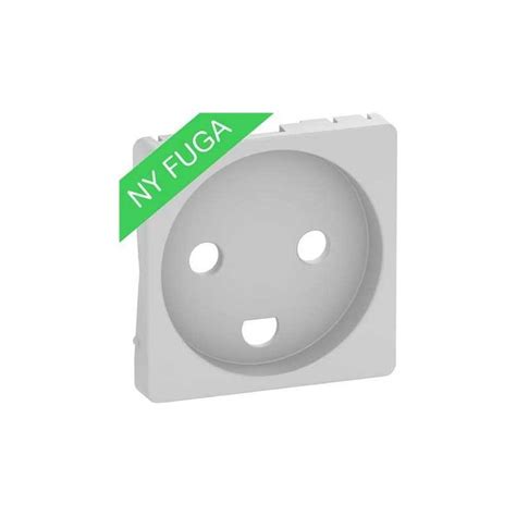 Lk Lauritz Knudsen Cover For Fuga Socket 2 Pol 1 Modul Med Jord Med Led