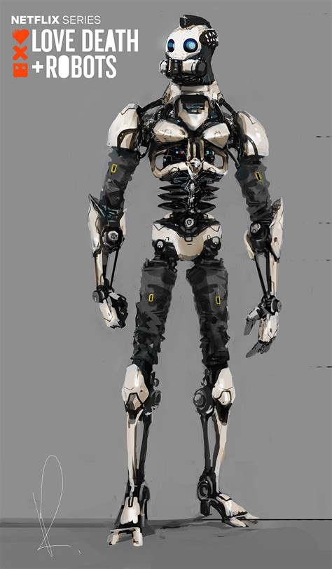 Xbot 4k Official Concept Art Love Death Robots By Rubinkowski On