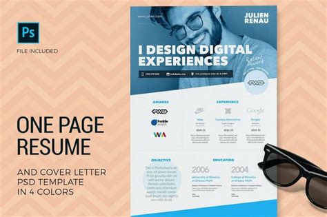 20 Template Resume CV Photoshop Terbaik Template Resume PSD Desainae Com