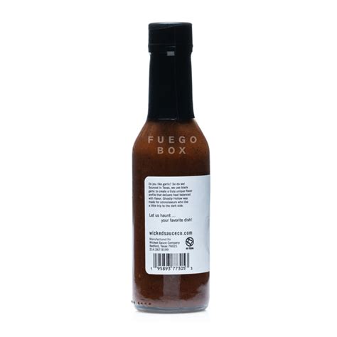 Wicked Sauce Co Ghostly Hollow Hot Sauce Fuego Box