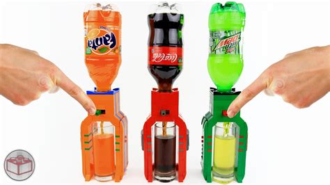 How To Build Mini Lego Soda Dispensers Coca Cola Moun Doovi