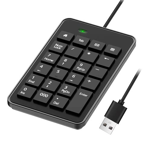 Wired 10 Key Usb Keypad Number Pad Portable Numeric