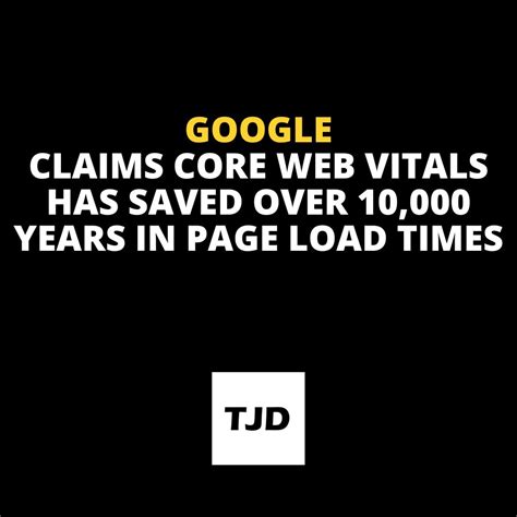 How To Optimise Your Websites Core Web Vitals T J Donegan Posted On