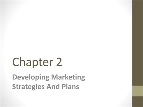 Chapter 2 Marketing Management Pptx