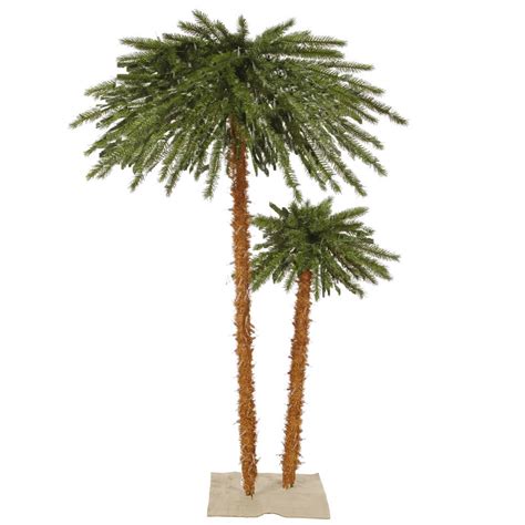 Earthflora Pre Lit Artificial Palm Trees 4 Feet 6 Feet Outdoor