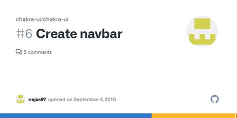 Create Navbar Issue Chakra Ui Chakra Ui GitHub