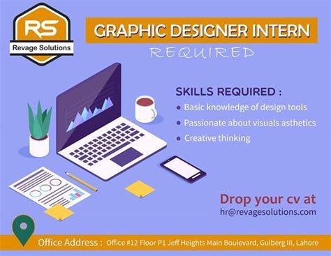 Graphics Designer Internship Software Jobs Lahore