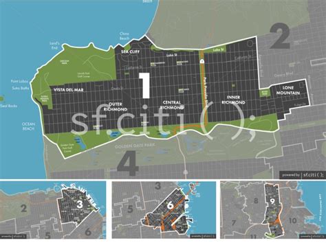 11 Districts Of San Francisco Sf Citi