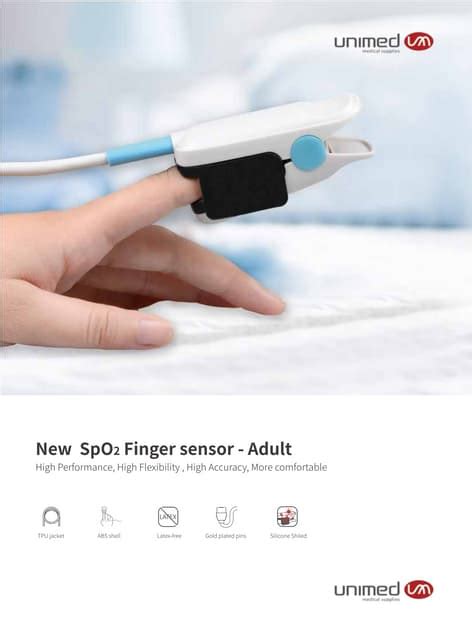 Unimed New Spo2 Finger Sensor Pdf Technology And Computing