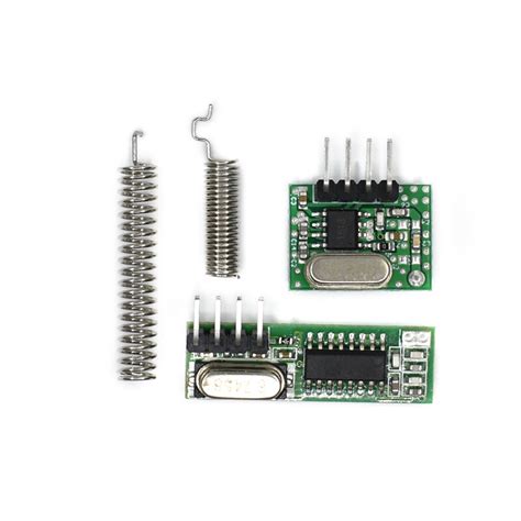 433 Mhz Superheterodyne RF Receiver And Transmitter Module 433Mhz