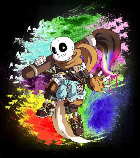 Undertale Ink Sans X Reader Colours Of Emotions By Skull Chick Of Roses On Deviantart