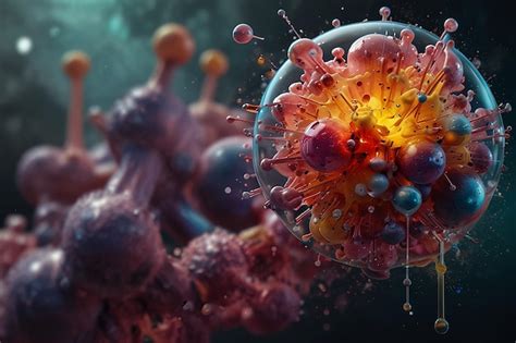 Premium Photo A Picture Of A Virus And The Brain