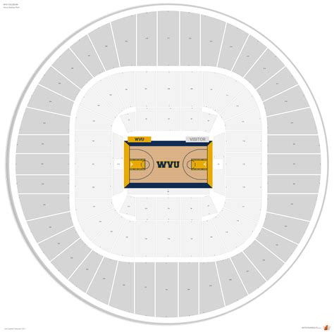 Wvu Coliseum West Virginia Seating Guide