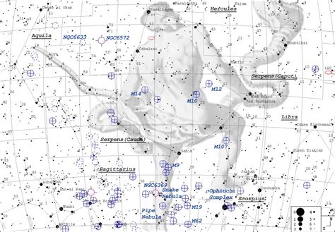 Ophiuchus Constellation Map