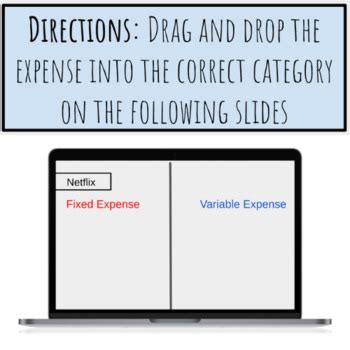 Fixed Vs Variable Expenses Activity By BusinessFromTheHart TPT