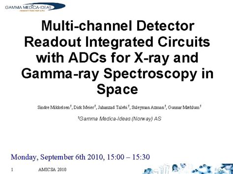 Multichannel Detector Readout Integrated Circuits With ADCs For