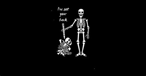 Ive Got Your Back Friendship Skeleton Ive Got Your Back Sticker