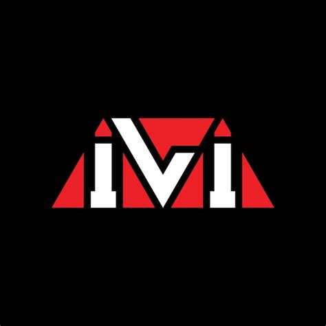 Logotipo Triangular Com Forma De Triângulo Monograma Triangular Modelo De Logotipo Vetorial