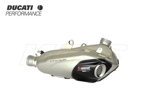 96481712AA TERMINALE OMOLOGATO DUCATI PERFORMANCE AKRAPOVIC EURO 4