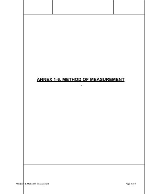 Method Of Measurement Scaffolding Pdf Scaffolding Length