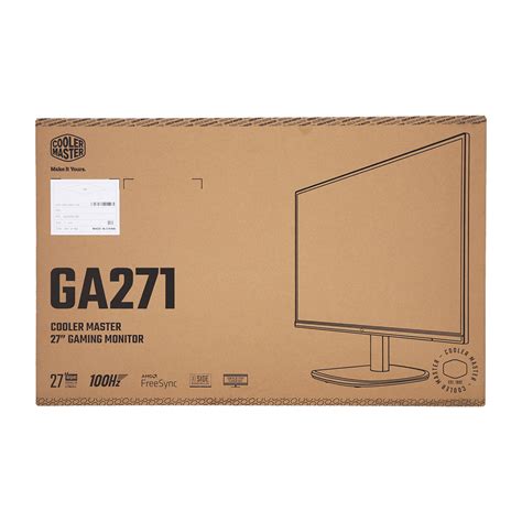 MONITOR (จอมอนิเตอร์) COOLER MASTER CMI-GA271-US - 27 INCH VA 2K 100Hz