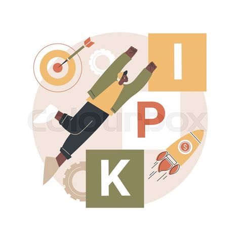 Kpi Abstract Concept Vector Illustration Key Performance In Colourbox