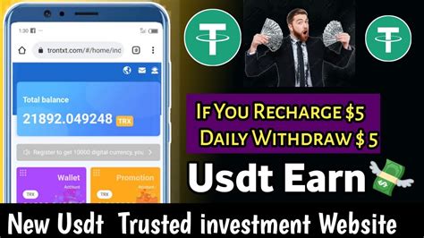 Minimum Deposit 10USDT To Earn 18USDTMinimum Withdrawal 10USDT New