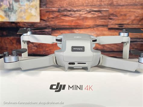 DJI MINI 4K Drohnen Plakette Kennzeichen
