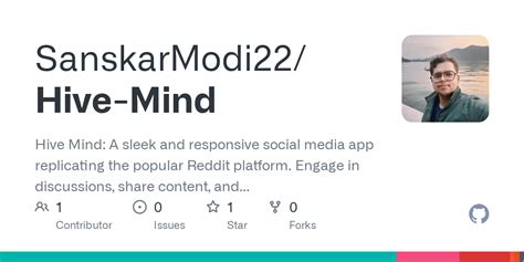 Github Sanskarmodi22hive Mind Hive Mind A Sleek And Responsive Social Media App Replicating
