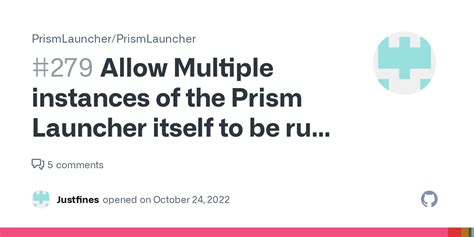 Allow Multiple Instances Of The Prism Launcher Itself To Be Run