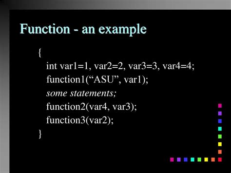 functions prototypes arguments overloading return values part i ppt