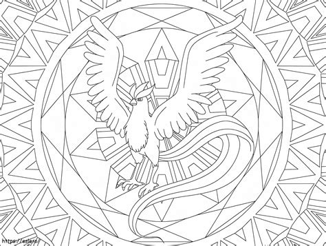 Pokemon Mandala 13 Coloring Page