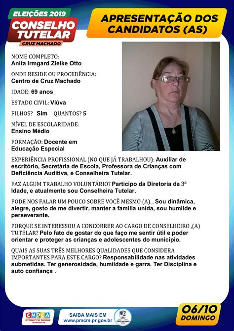 Eleição Para O Conselho Tutelar Saiba Mais Sobre Cada Candidato