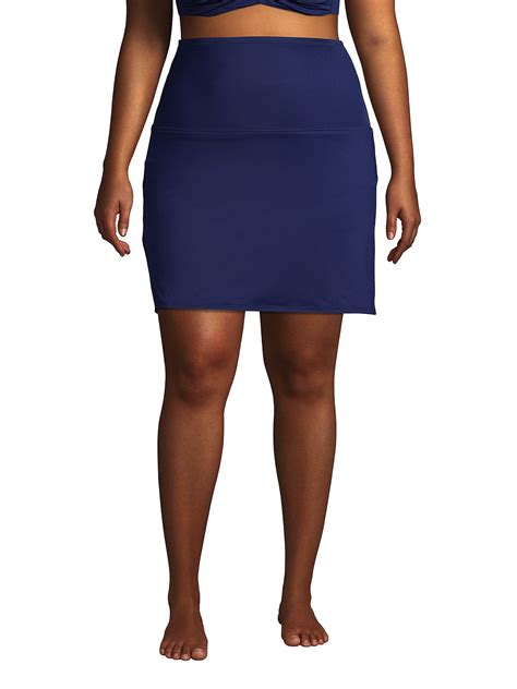 Lands End Womens Plus Size Chlorine Resistant Tummy Control Ultra