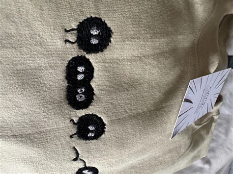 Beige Soot Sprites Studio Ghibli Sweatshirt Etsy