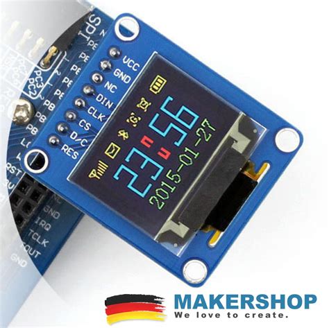 1 3 zoll arduino oled 128×64 display ssd1306 i2c iic twi weiß raspberry