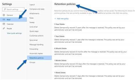 How To Change Retention Policy In Outlook A Comprehensive Guide MailBoxInsights