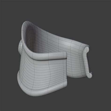 Small Bone Cuff 3d Model Cgtrader