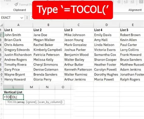 How To Use The TOCOL Function In Excel Excel With Grant Blog