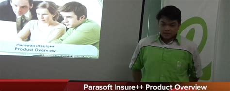 This Video Is About Parasoft Insure Product Overview Insurance
