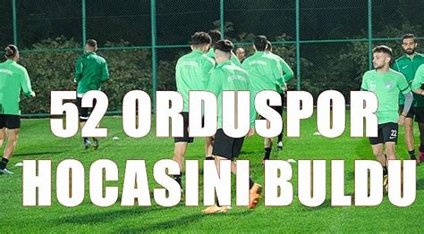 52 Orduspor un yeni teknik direktörü Ahmet Taşyürek oldu SPOR Ordu